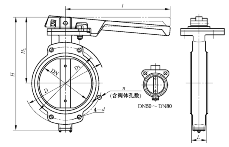 Marine Butterfly Valve with CCS, BV, LR, DNV-GL, RINA certificate